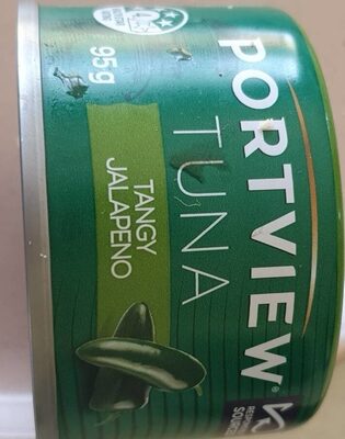 ハラールをチェックステータスPortview ポートビューマグロタンジーハラペーニョ95g - 材料は不明です。 Mustakshifをインストール
