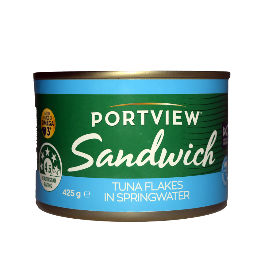 Check Halal status of Portview Sandwich Tuna Flakes In Springwater 425g ...