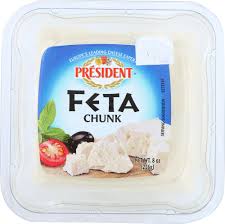 President PRESIDENT, FETA CHUNK 226g is not Halal, Install Mustakshif