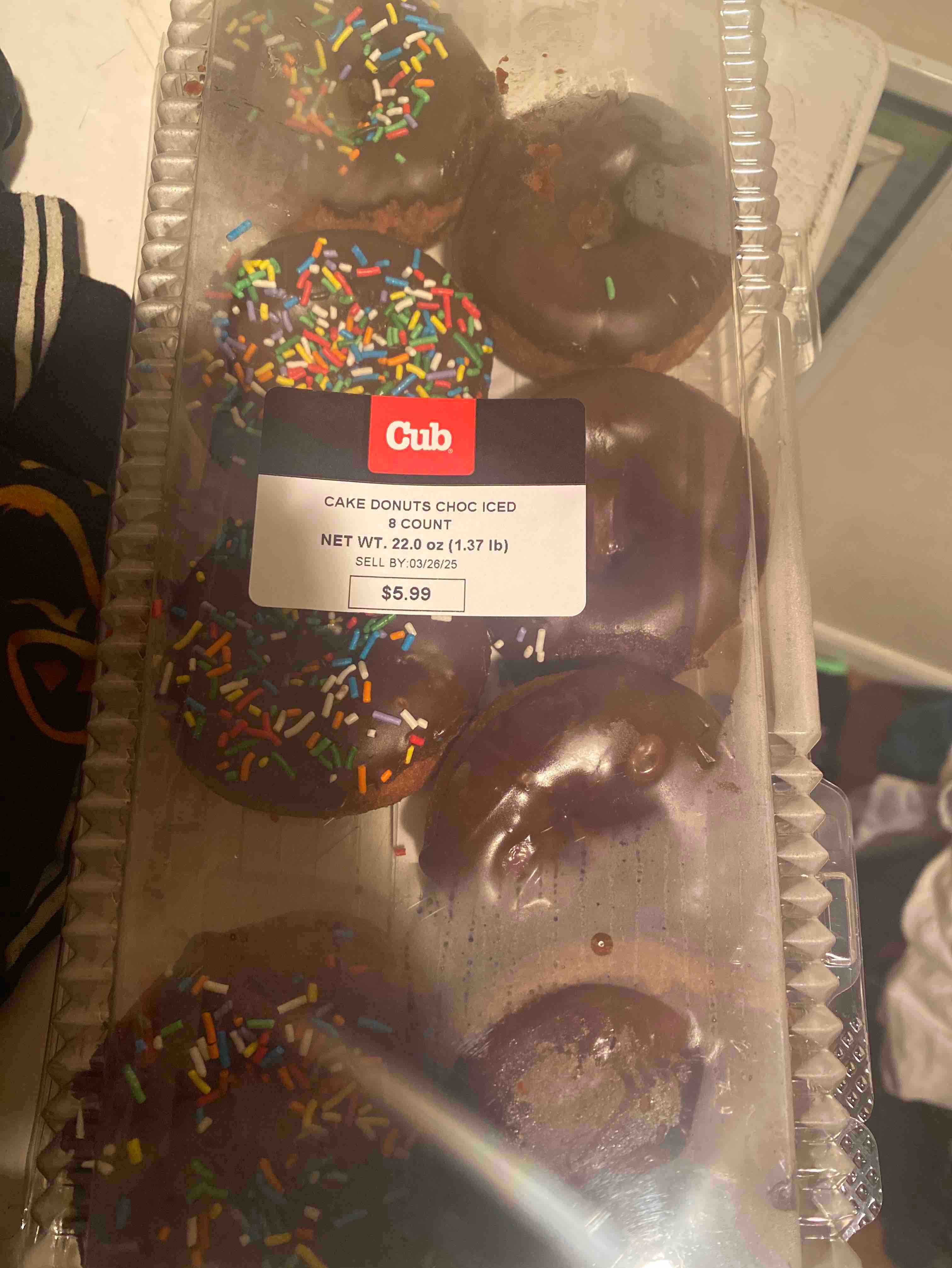 Check Halal status of CUB CAKE DONUTS CHOC ICED 8 COUNT, Install Mustakshif