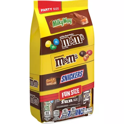 m&m's Mars Mixed M&M's, Snickers & Milky Way Fun Size Chocolate Candy ...