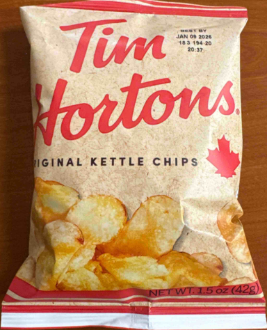 Tim Hortons Original Kettle Chips 42g is Halal, Install Mustakshif