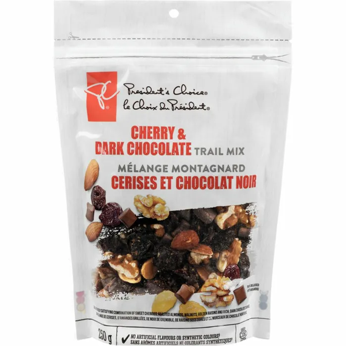 President's Choice Cherry & Dark Chocolate Trail Mix 250g is Halal ...
