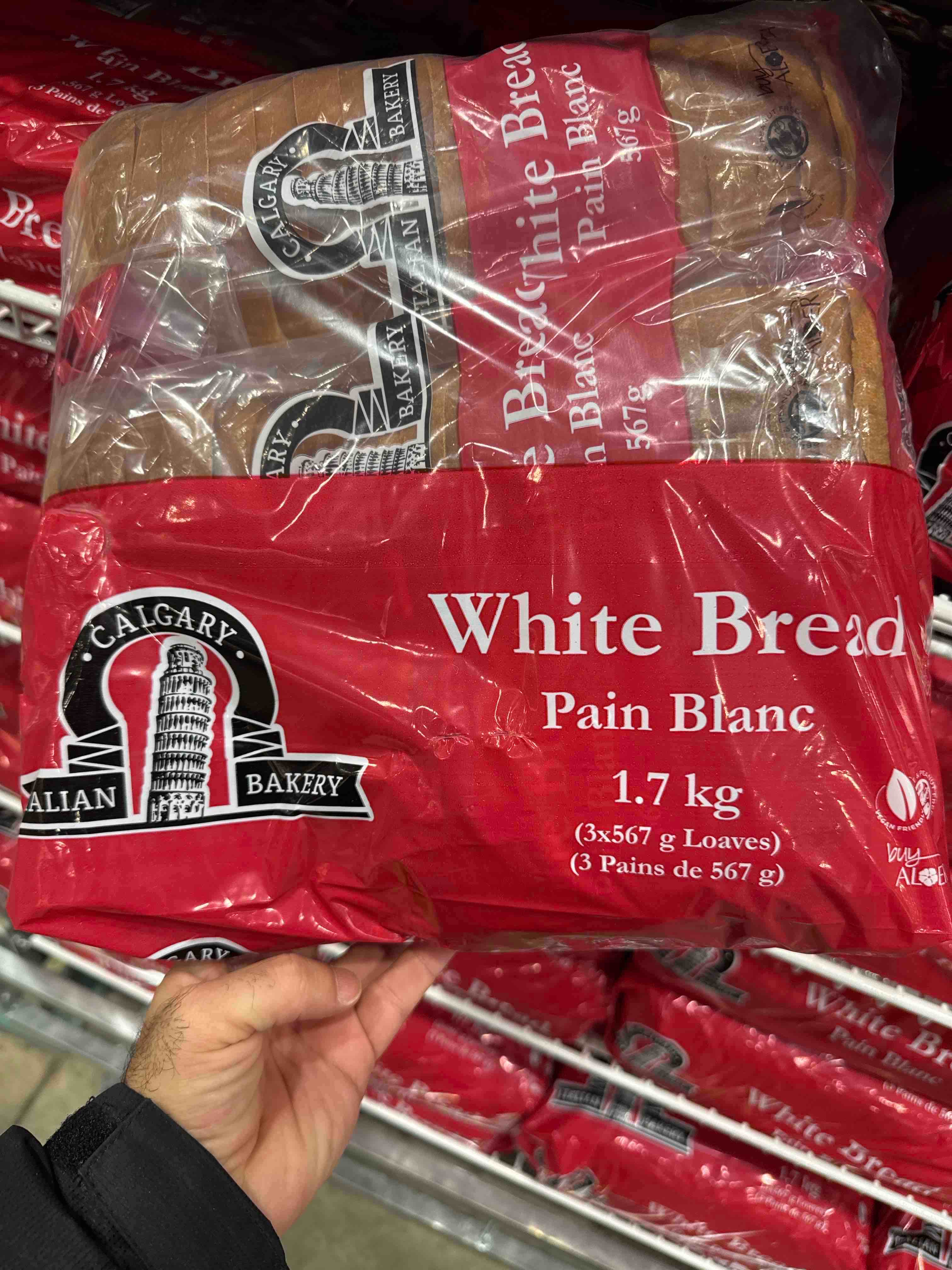 Calgary bakery White Bread - 1.7 kg is Halal, Install Mustakshif