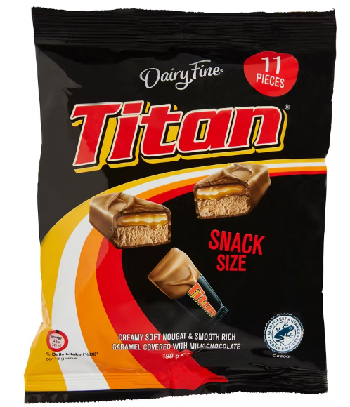 Dairy Fine Titan Snack-Size Chocolate Bars 11 Pieces is not Halal ...