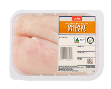 Coles Chicken Breast Fillets 600G is not halal | Halal Check