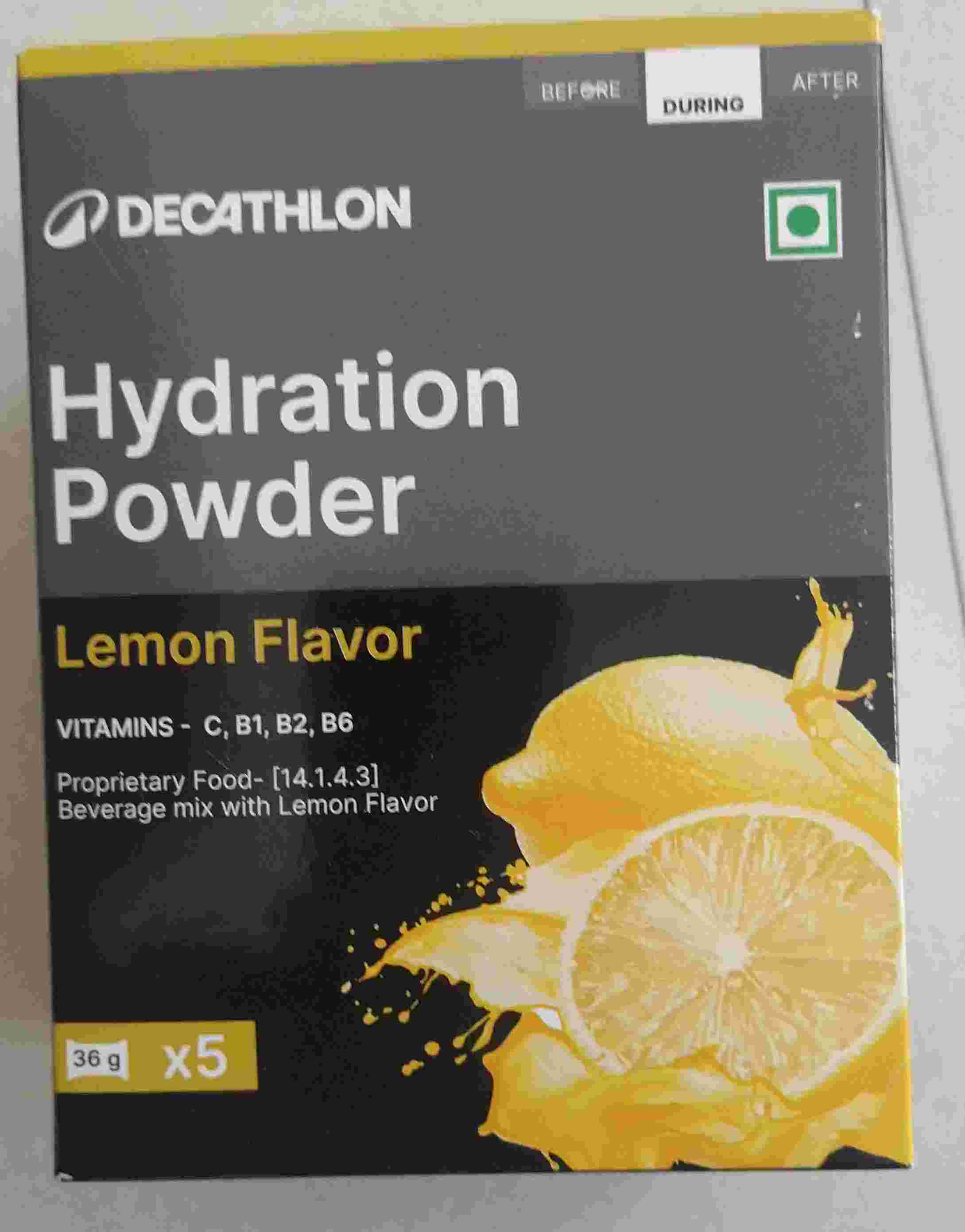 DECATHLON Hydration Powder 36g x 5 is Halal, Install Mustakshif
