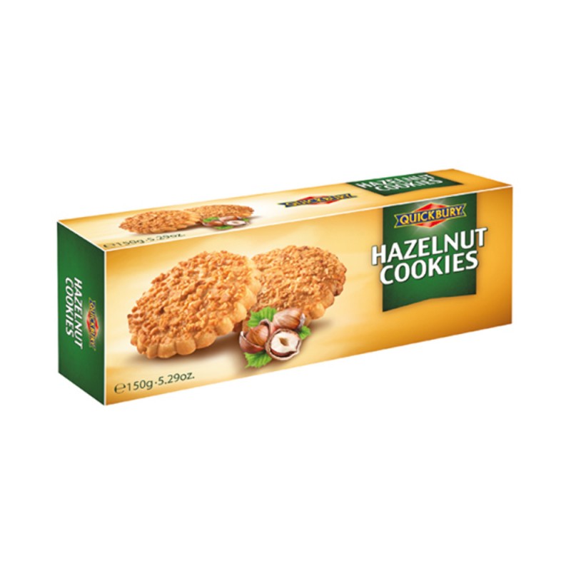Quickbury Hazelnut Cookies 150g is not Halal, Install Mustakshif
