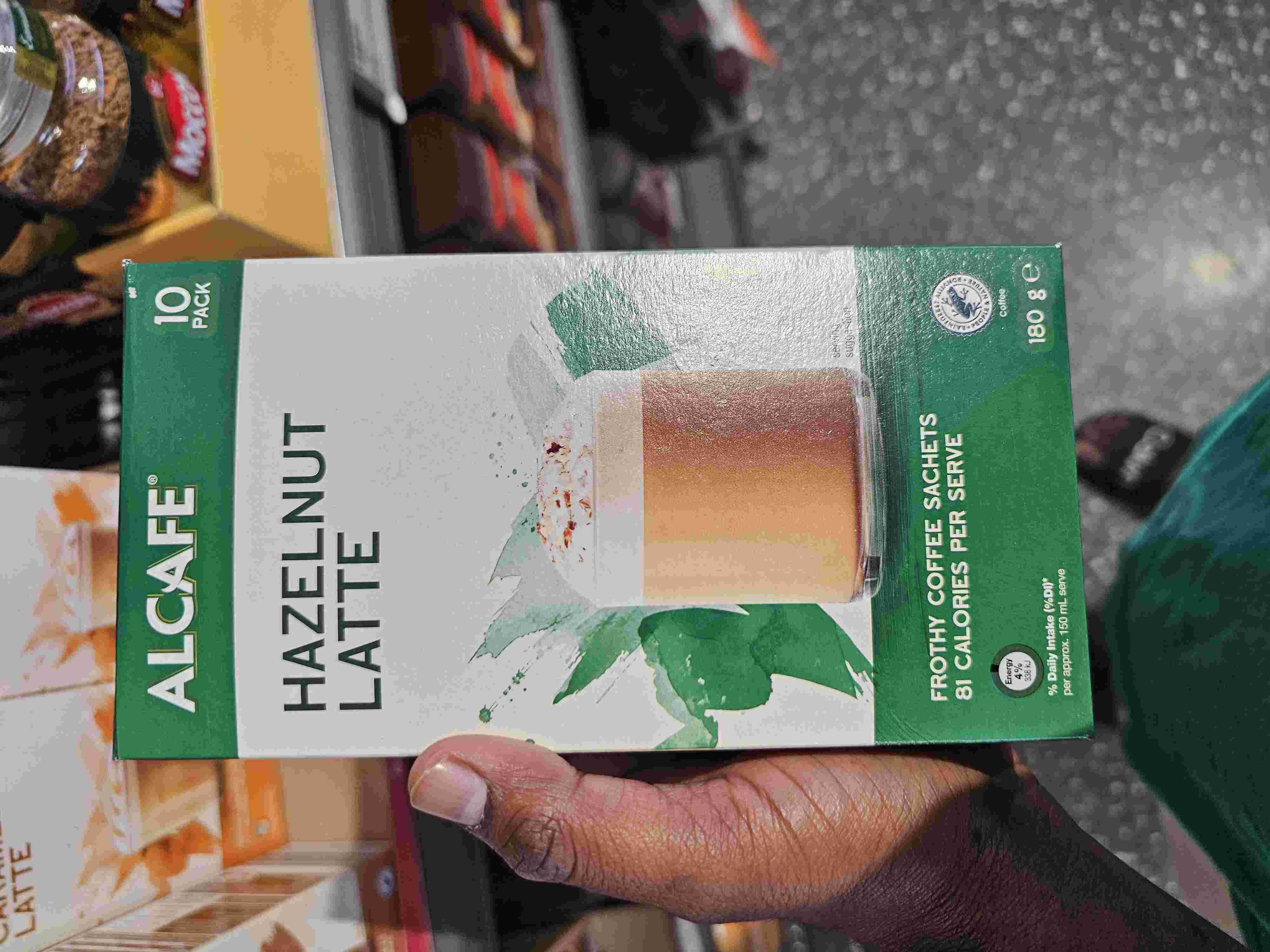 ALCAFE Hazelnut Latte Frothy Coffee Sachets-10 Pack-180g is Halal ...