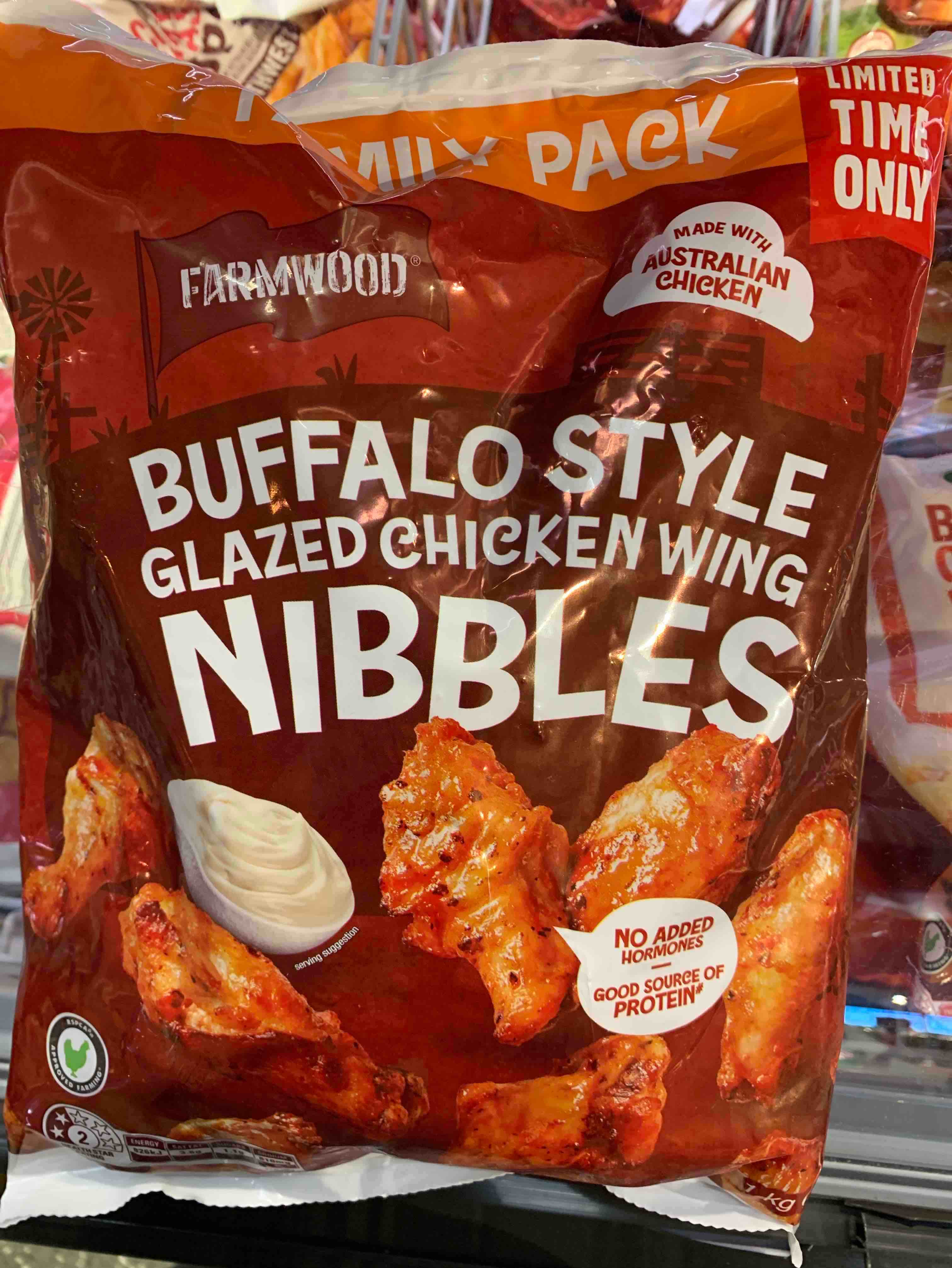 Check Halal status of FARMWOOD MADE WITH AUSTRALIAN CHICKEN BUFFALO ...