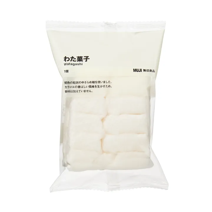 MUJI Watagashi cotton candy 1 pcs is Halal, Install Mustakshif