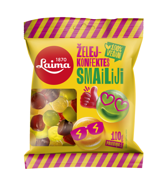 Check Halal, vegan, vegetarian status of laima SMILEY JELLY CANDY 100g ...