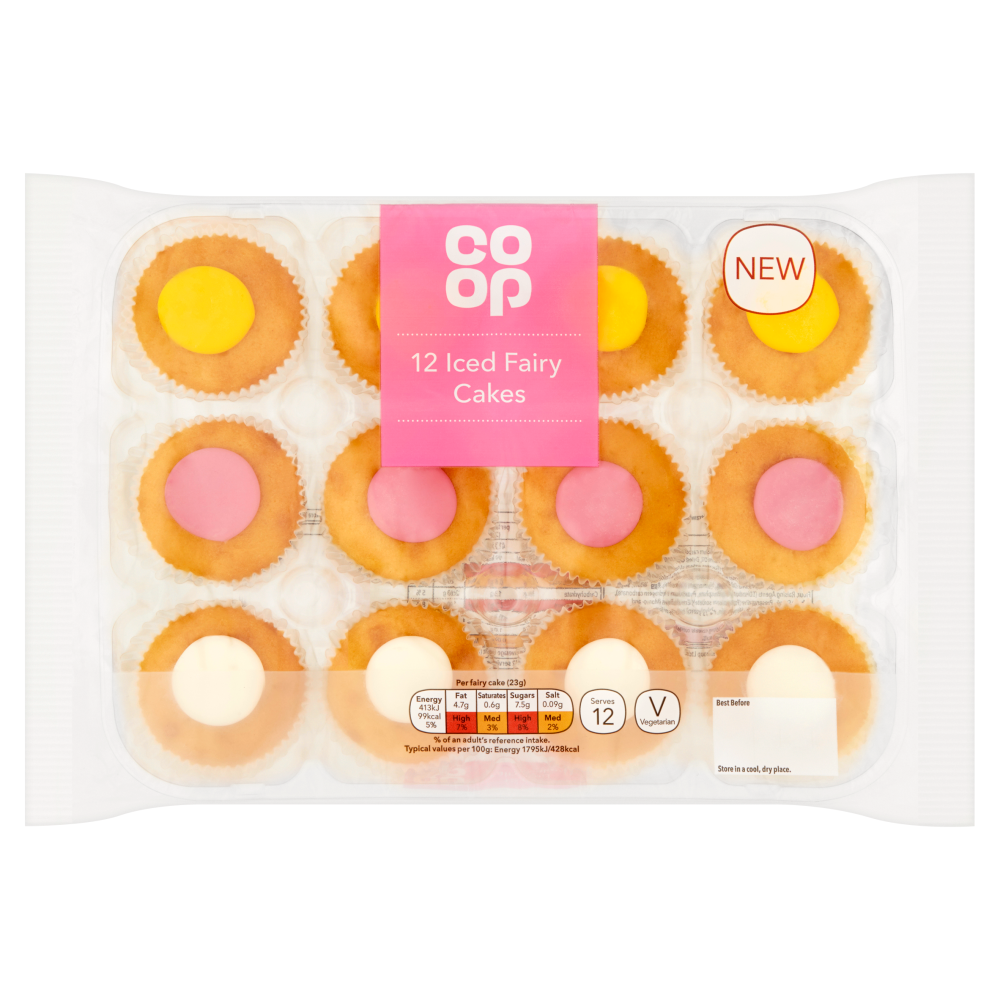 Co Op 12 Iced Fairy Cakes is Halal, Install Mustakshif