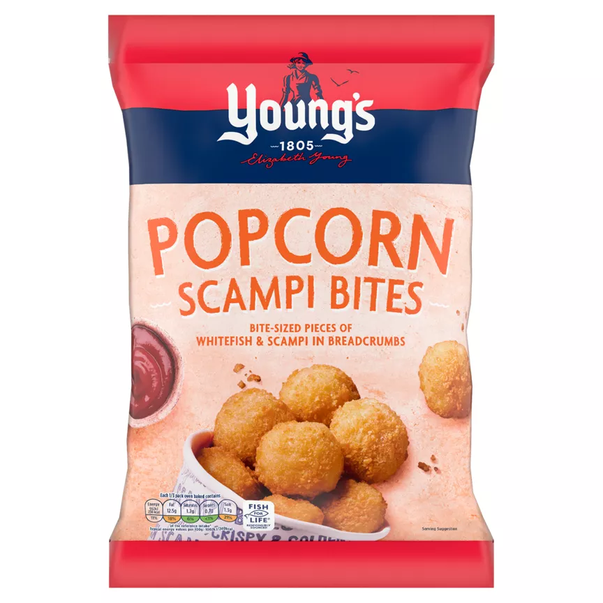 Check Halal status of Young's Popcorn Scampi Bites 300g, Install Mustakshif