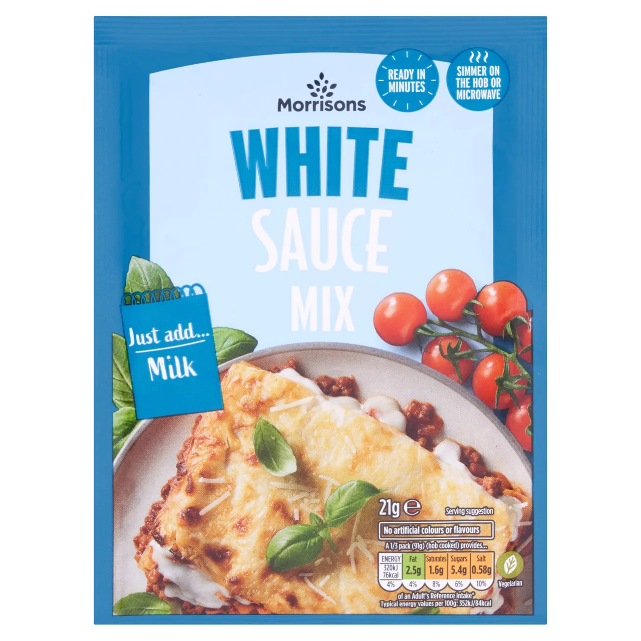 Morrisons White Simmer Sauce Mix 21g is Halal, Install Mustakshif
