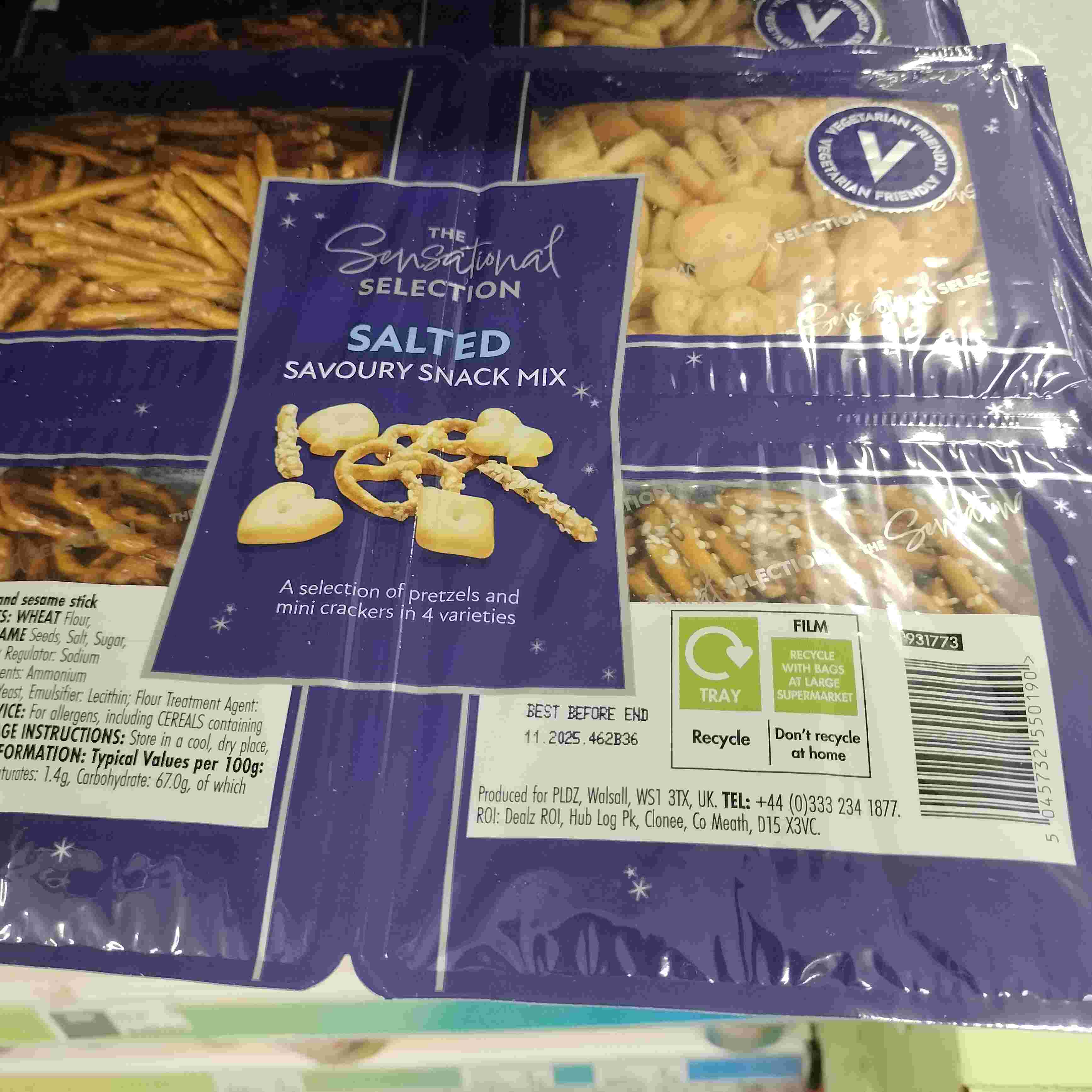 THE SENSATIONAL SELECTION SALTED SAVOURY SNACK MIX is Halal, Install ...