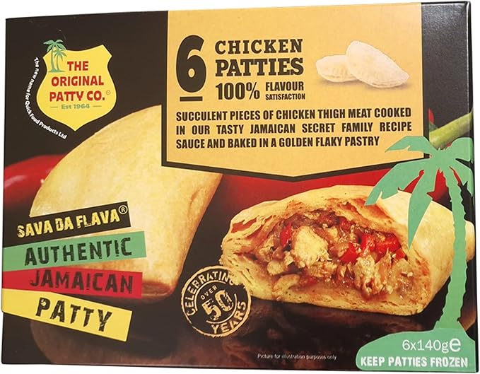 Check Halal status of The Original Patty Co. Chicken Jamaican Patties 6 ...