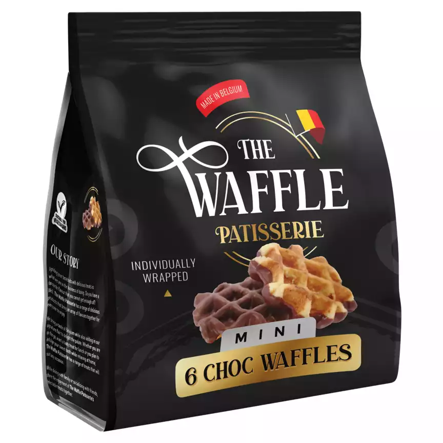 Check Halal status of The Waffle Patisserie Mini Choc Waffles 6 x 40g ...
