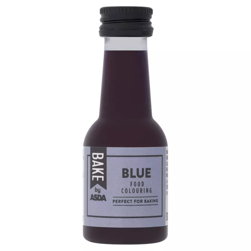 BAKE by ASDA Blue Colouring 38ml is Halal, Install Mustakshif