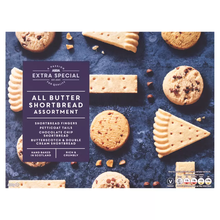 ASDA Extra Special All Butter Shortbread Assortment 400g is Halal ...