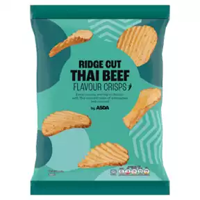 Check Halal status of ASDA Ridge Cut Thai Beef Flavour Crisps 150g ...