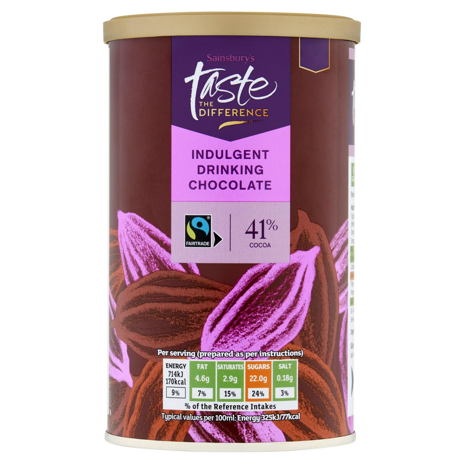 할랄 확인상태 정보Sainsbury's Drinking Chocolate Taste the Difference 300g ...