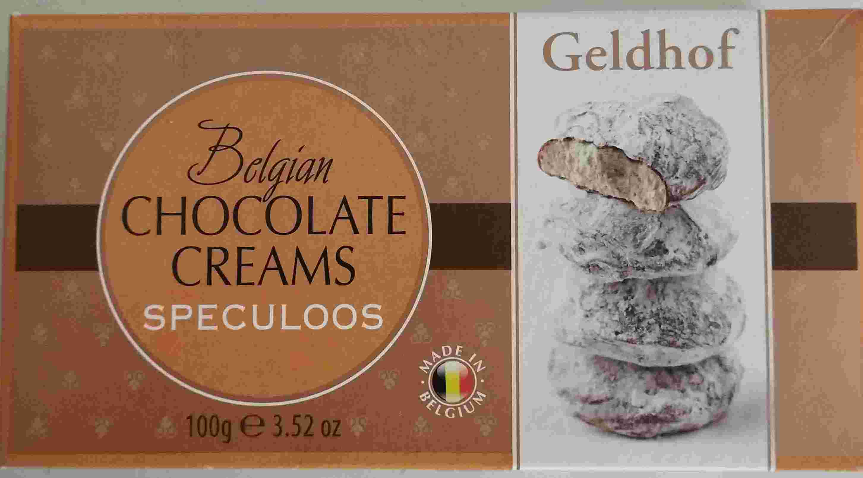 GELDHOF BELGIAN CHOCOLATE CREAMS SPECULOOS 100g is not Halal, Install ...