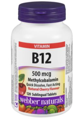 Verificar Halal sem glútenstatus deWebber naturals 500 mcg Vitamina B12 ...
