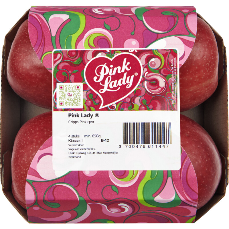 Pink Lady Appels schaal 4 Pieces is Halal, Install Mustakshif