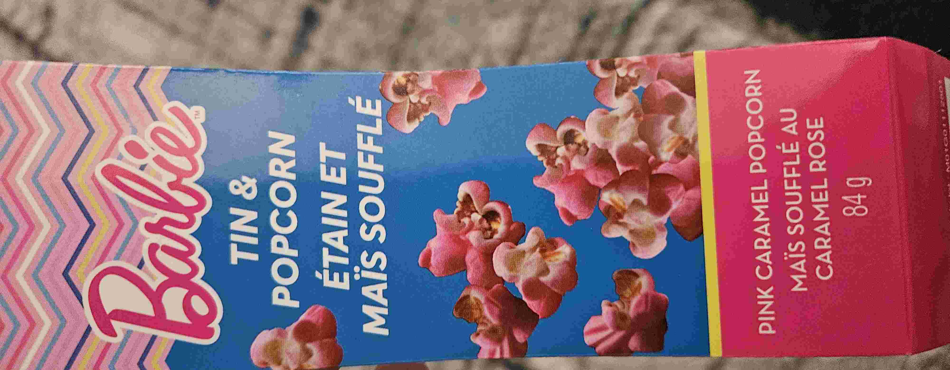 Check Halal status of Barbie TIN & POPCORN PINK CARAMEL POPCORN 84 g ...