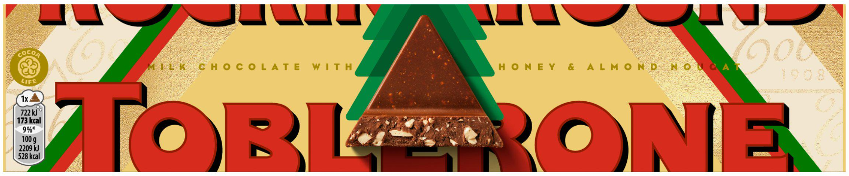 Toblerone Milk Chocolate Bar 340g is Halal, Install Mustakshif