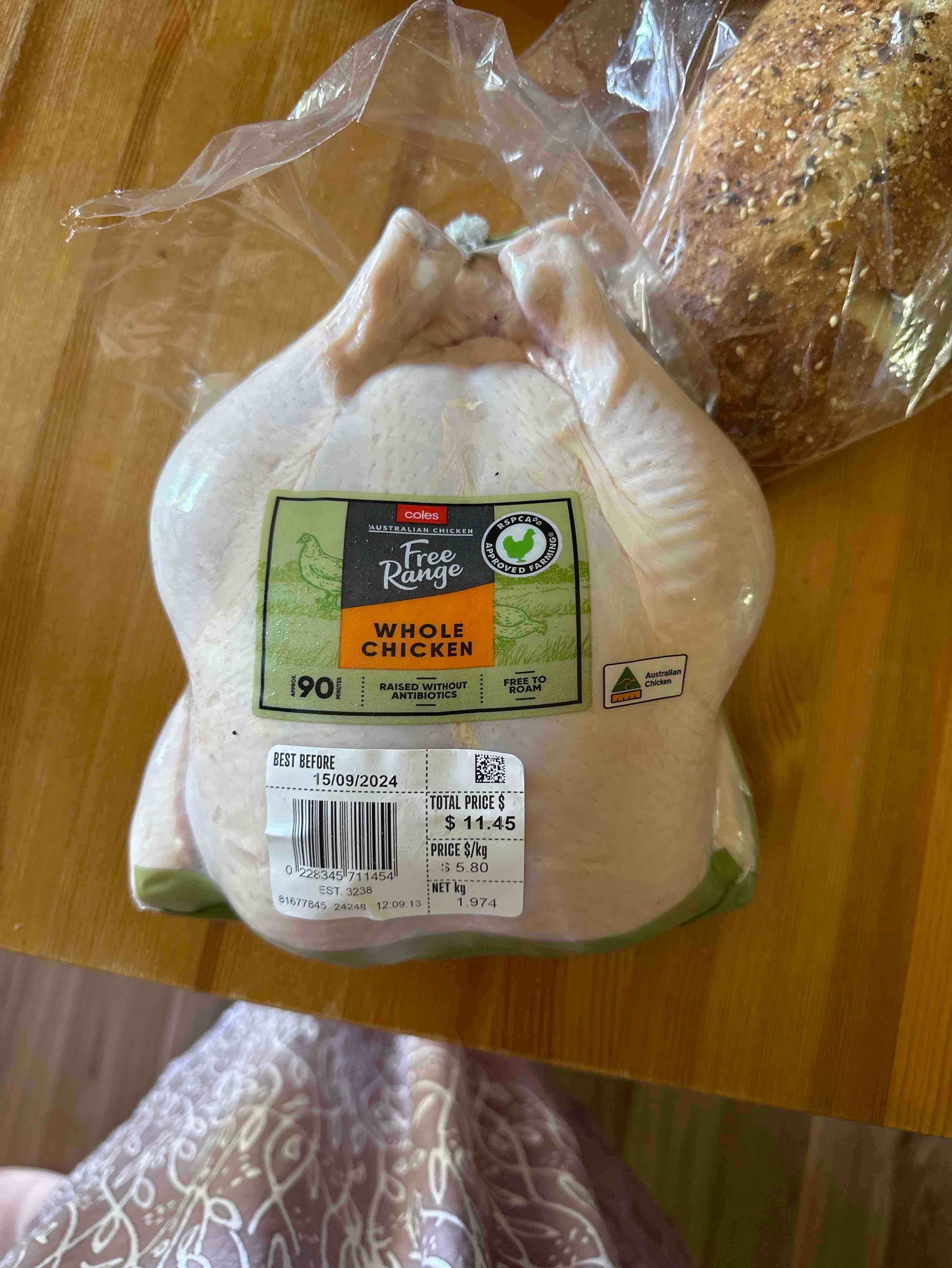Check Halal status of Coles RSPCA Approved Free Range Chicken Whole 1 ...