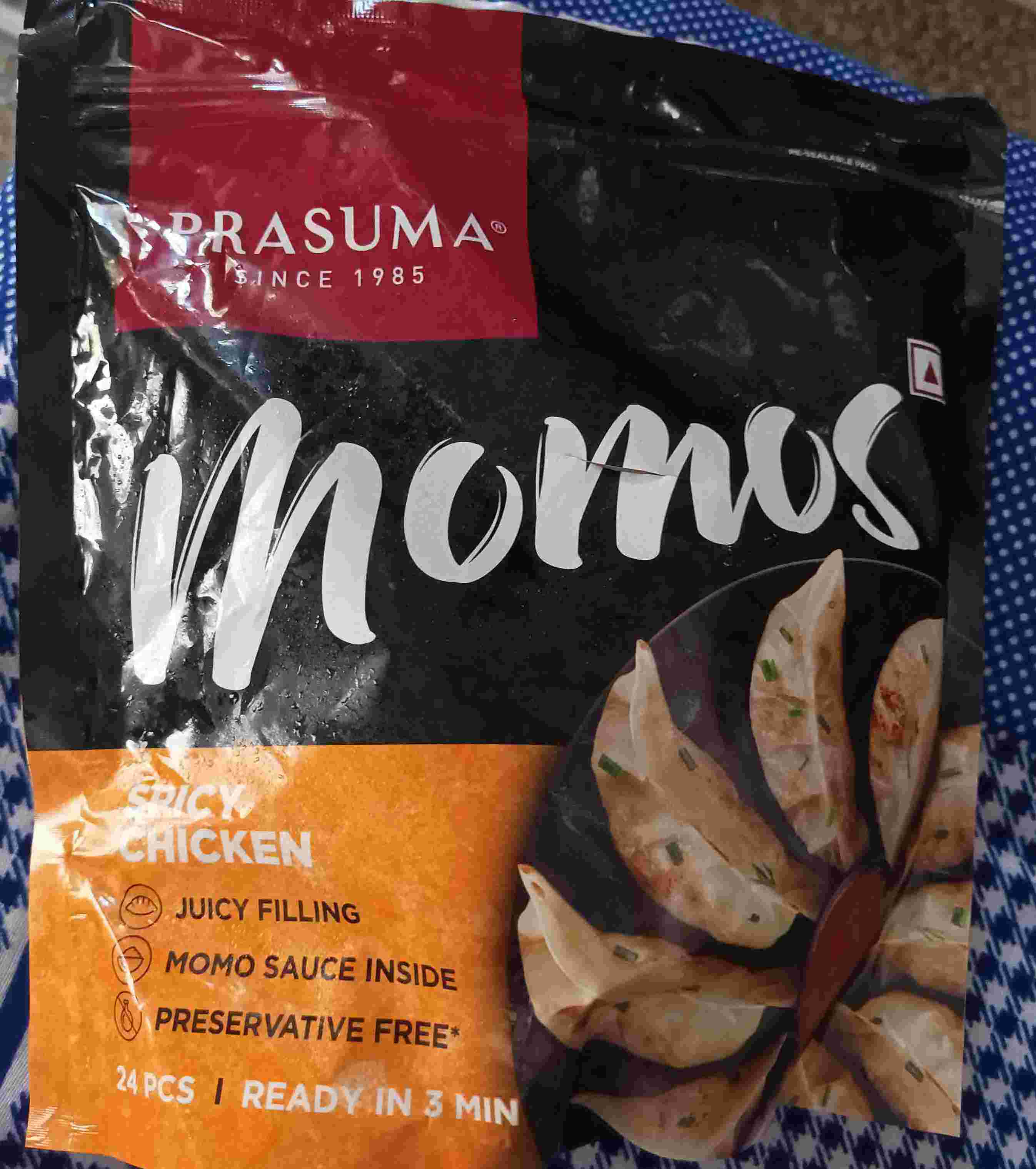 Check Halal status of PRASUMA Original Chicken Momos 10Pcs, Install ...
