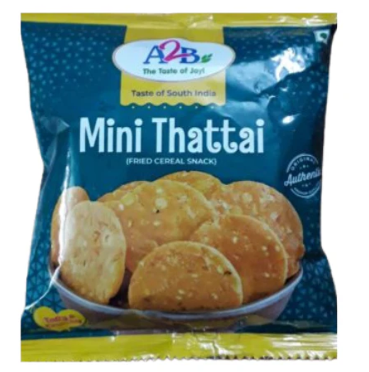 A2B Mini Thattai Fried Cereal Snacks 200g is Halal, Install Mustakshif
