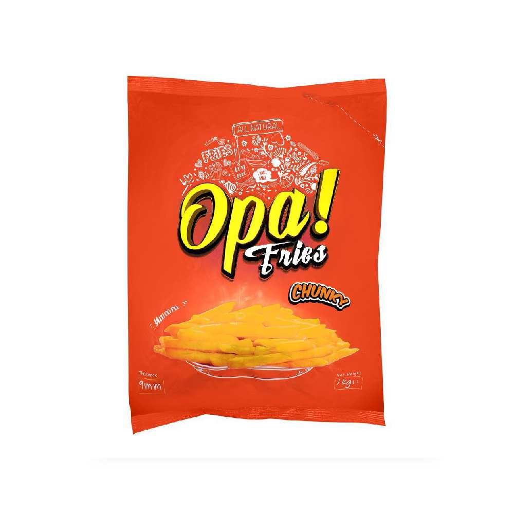 OPA CHUNKY FRIES 1 KG is Halal, Install Mustakshif