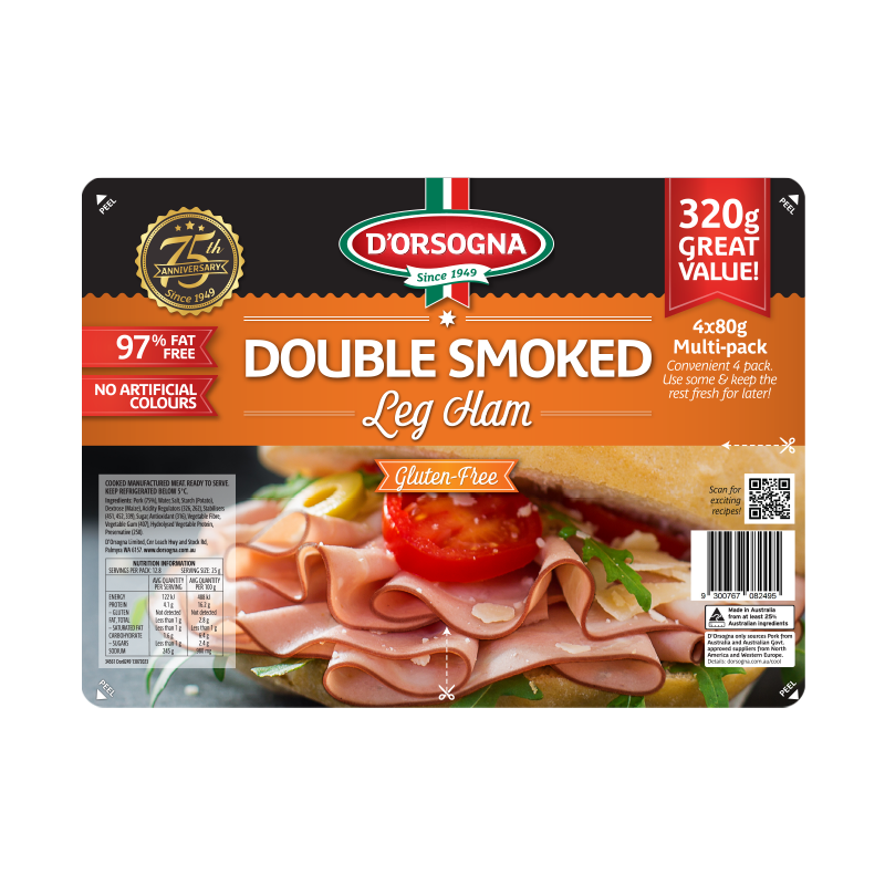 Dorsogna Double Smoked Leg Ham Quad Pack 320g is not Halal, Install ...