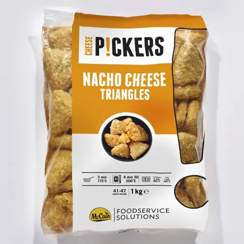 Mccain Nacho Cheese Triangles 1kg is not Halal, Install Mustakshif