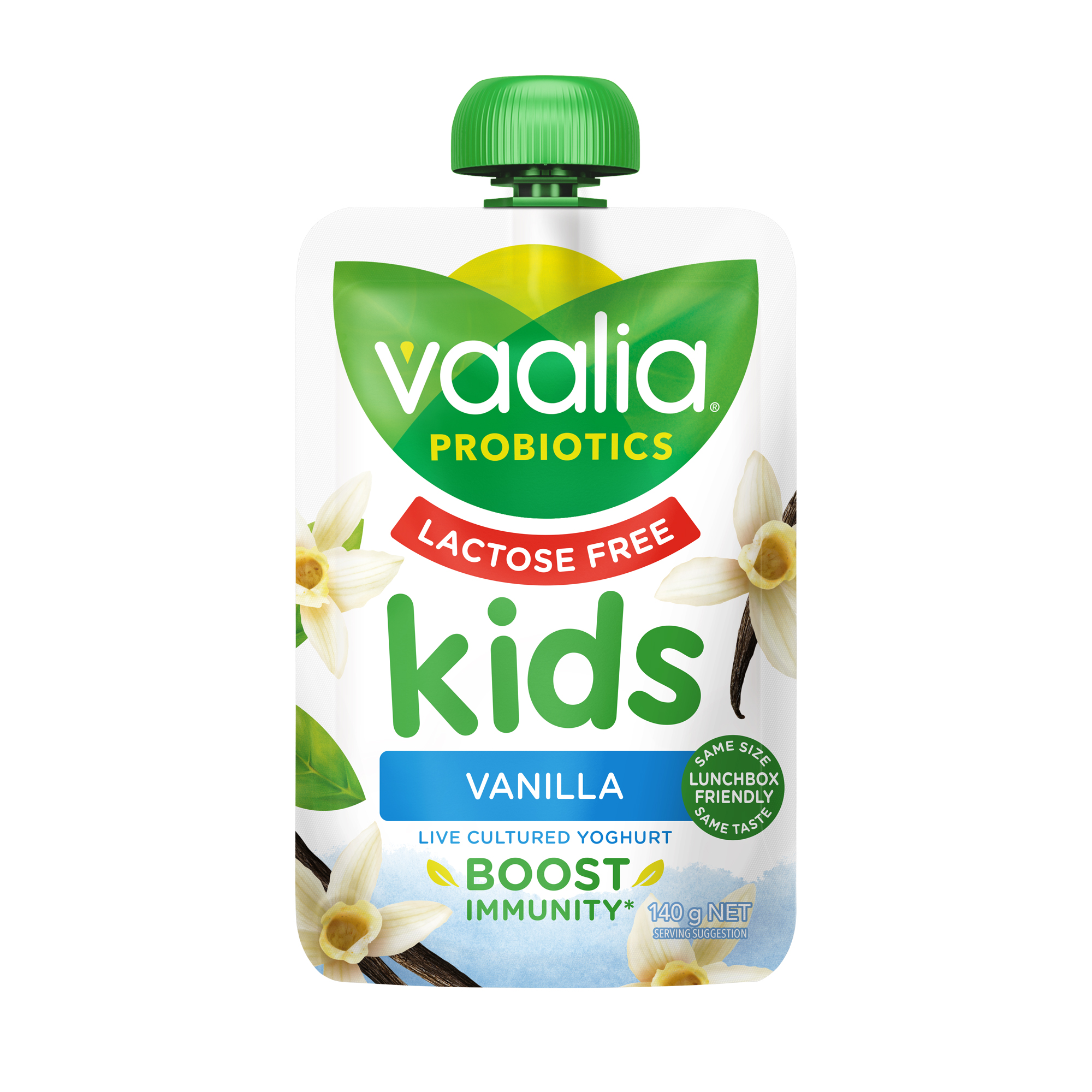 Check Halal status of Vaalia Kids Probiotic Yoghurt Pouch Vanilla 140g ...