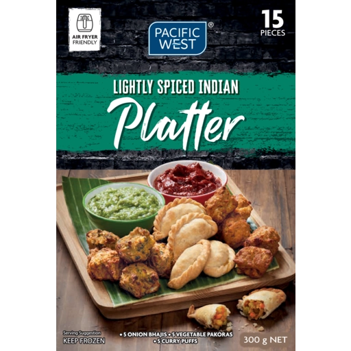 Check Halal status of Pacific West Lightly Spiced Indian Platter 300g ...