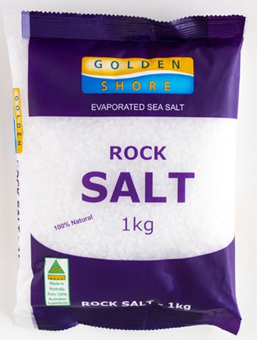 Golden Shore Rock Salt 1kg is Halal, Install Mustakshif