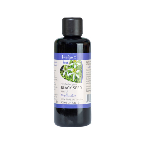 Free Spirit Love Certified Organic 100% Pure Black Seed Oil 100ml is ...