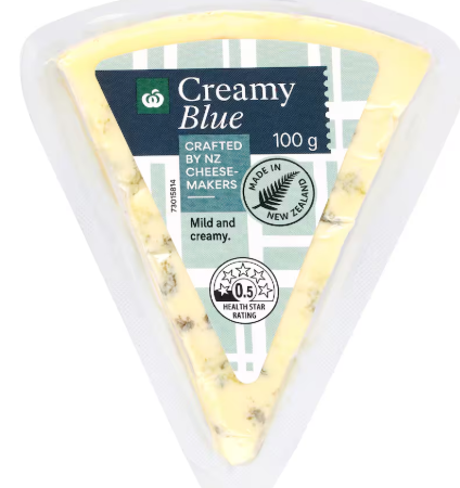 Woolworths Blue Cheese Creamy 100g is Halal, Install Mustakshif