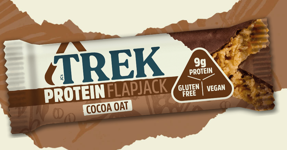 Trek Protein Flapjack Cocoa Oat 50g is not Halal, Install Mustakshif