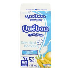 Québon 5% Dairy Blend For Cooking, Ultra'cream 473 mL is not Halal ...