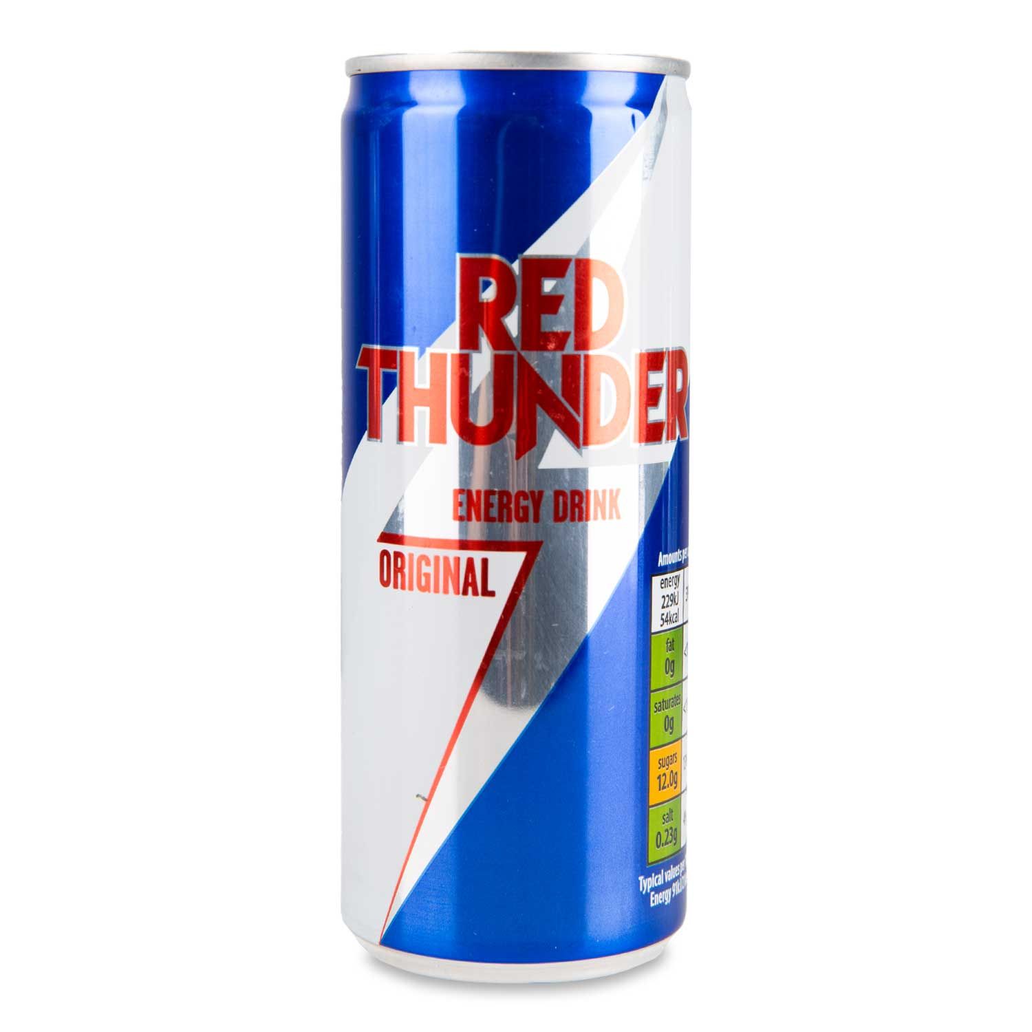Red Thunder Mixed Fruit Flavour Energy Drink 250ml is Halal, Install ...
