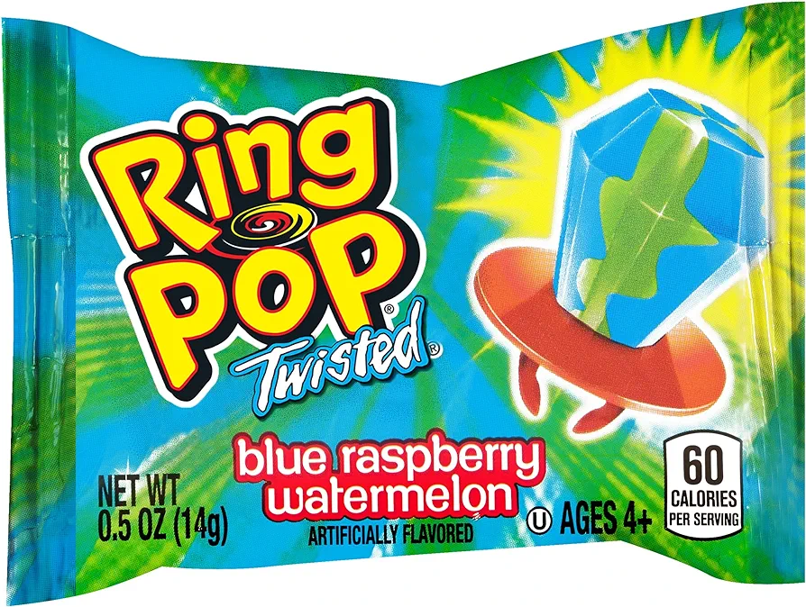 Ring Pop Twisted Blue Raspberry Watermelon is Halal, Install Mustakshif