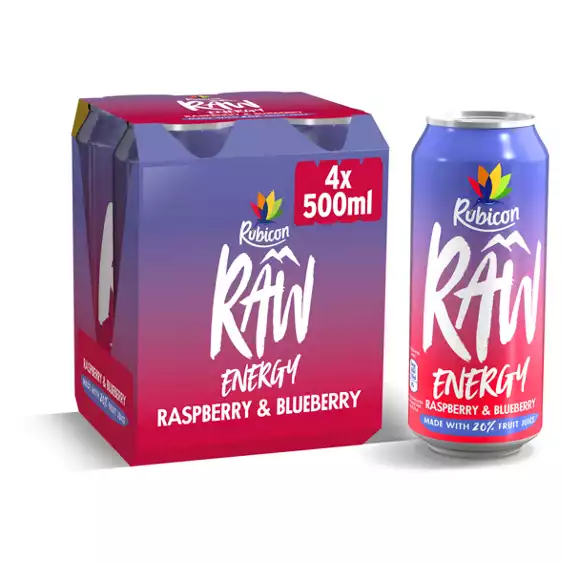 Check Halal status of Rubicon RAW Energy Drink Raspberry & Blueberry ...