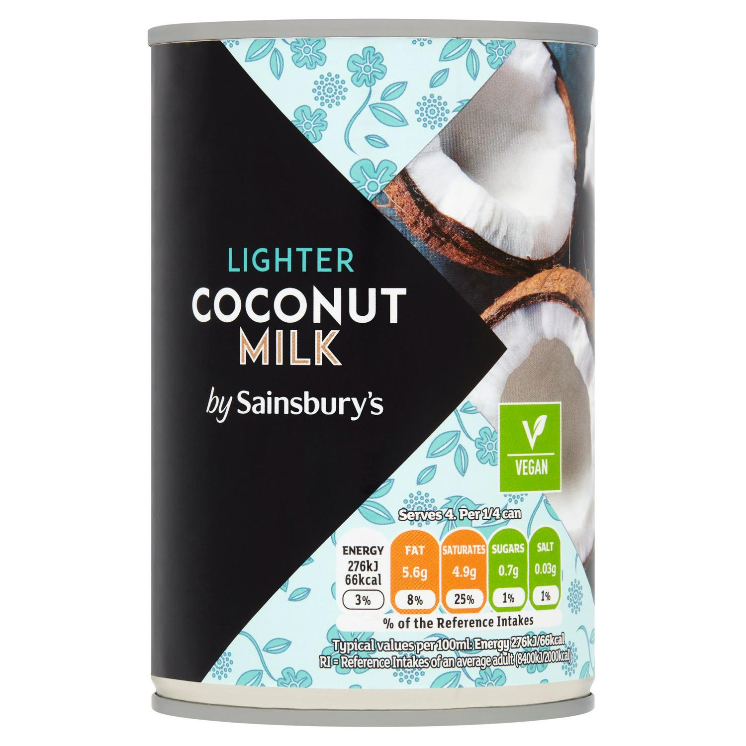 sainbury Sainsbury's Coconut Milk Light 400g is Halal, Install Mustakshif
