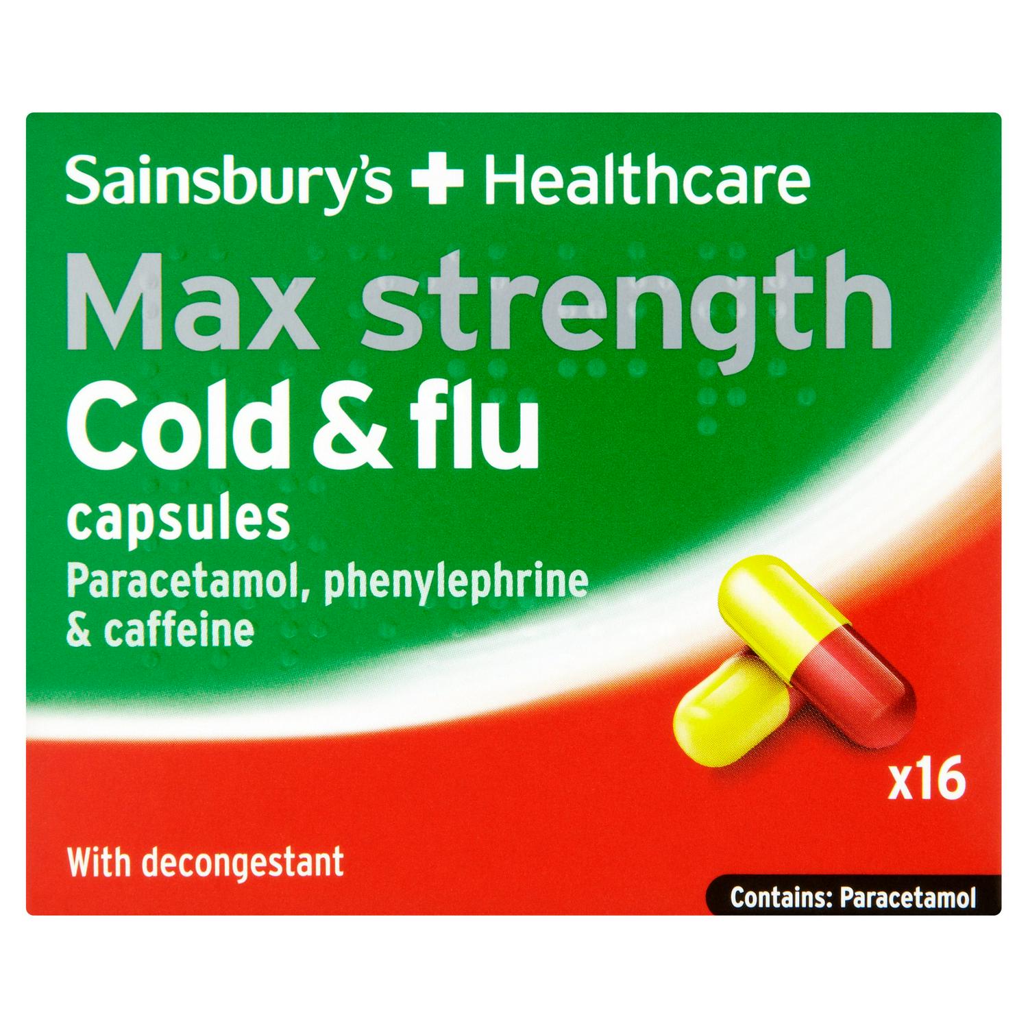 Sainsbury's Max Flu Strength Cold Caps x16 is Halal, Install Mustakshif