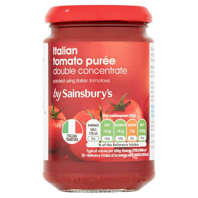 Sainsbury's Italian Tomato Puree Double Concentrated, Inspired to Cook ...